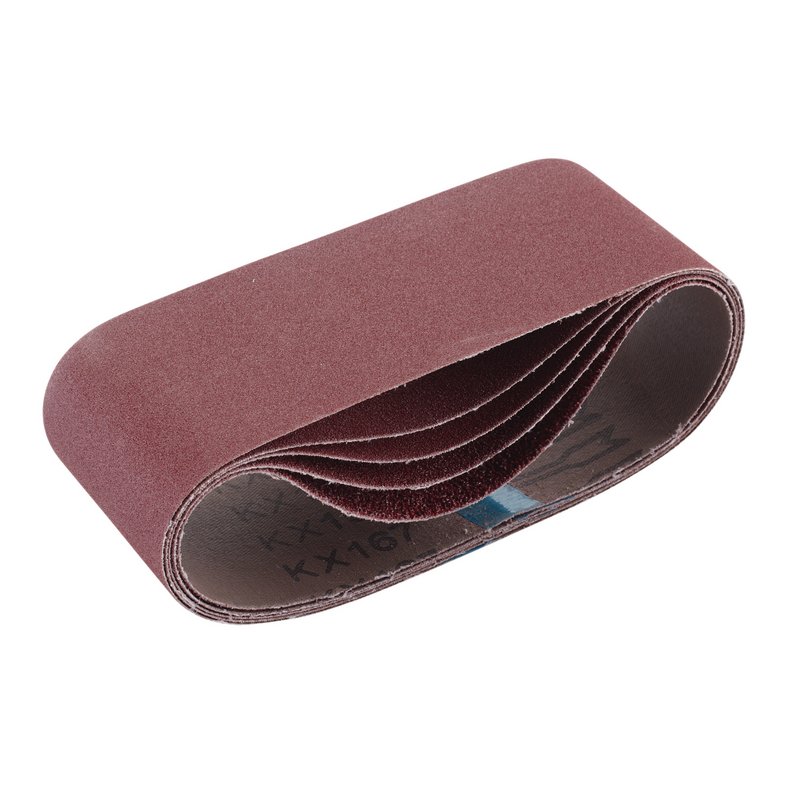 Cloth Sanding Belt, 75 x 457mm, Assorted Grit (Pack of 5) – SAFTEC