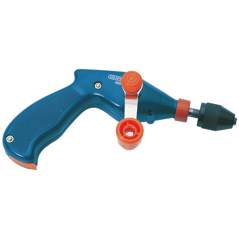 Pistol Grip Hand Drill, 8mm – 3/8″ – SAFTEC