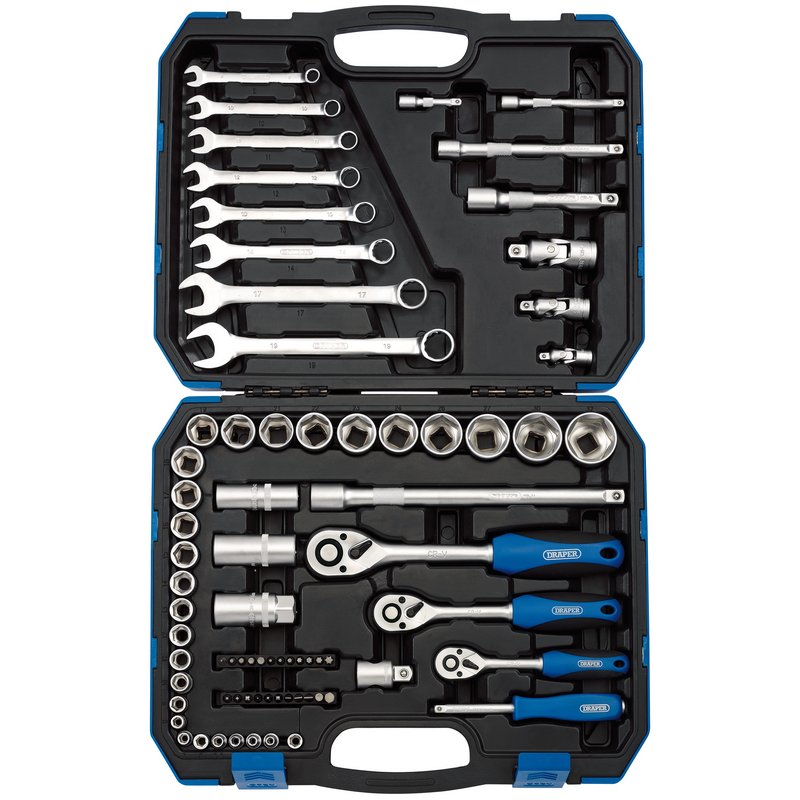 Metric Tool Kit, 1/4", 3/8" and 1/2" Sq. Dr. (75 Piece) – SAFTEC