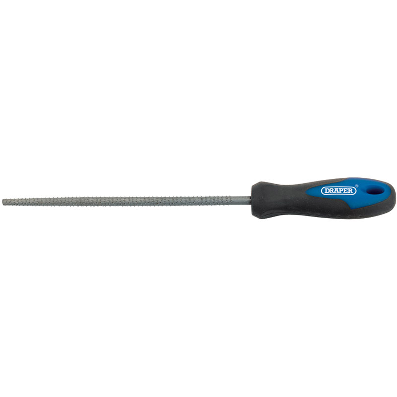 Soft Grip Engineer’s Round Cabinet Rasp, 200mm – SAFTEC