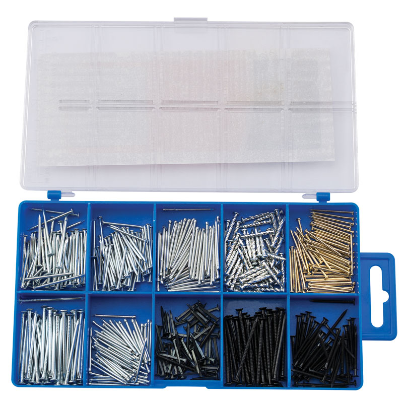 Nail and Pin Assortment (485 Piece) – SAFTEC