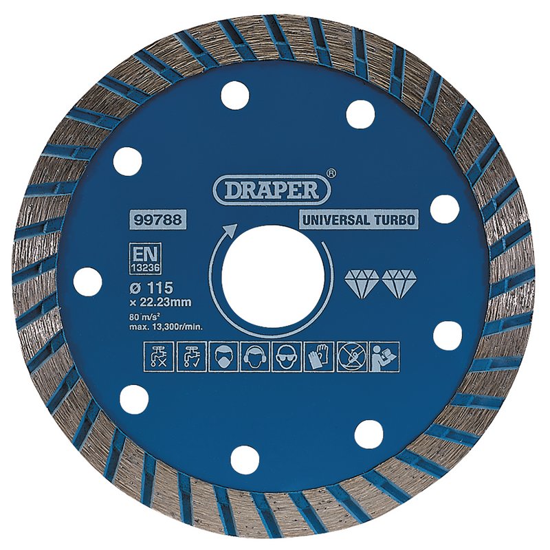 Turbo Diamond Blade, 115mm – SAFTEC