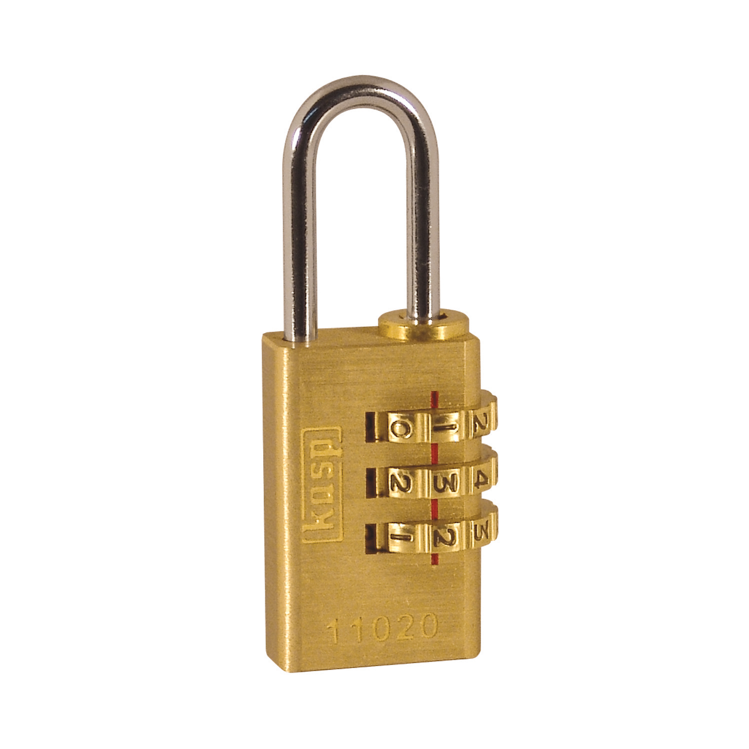 Brass Combination Padlock – 20mm – SAFTEC