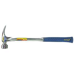 Estwing E3/25SM BIG BLUE Milled Face Straight Framing Hammer, 25oz/700g ...