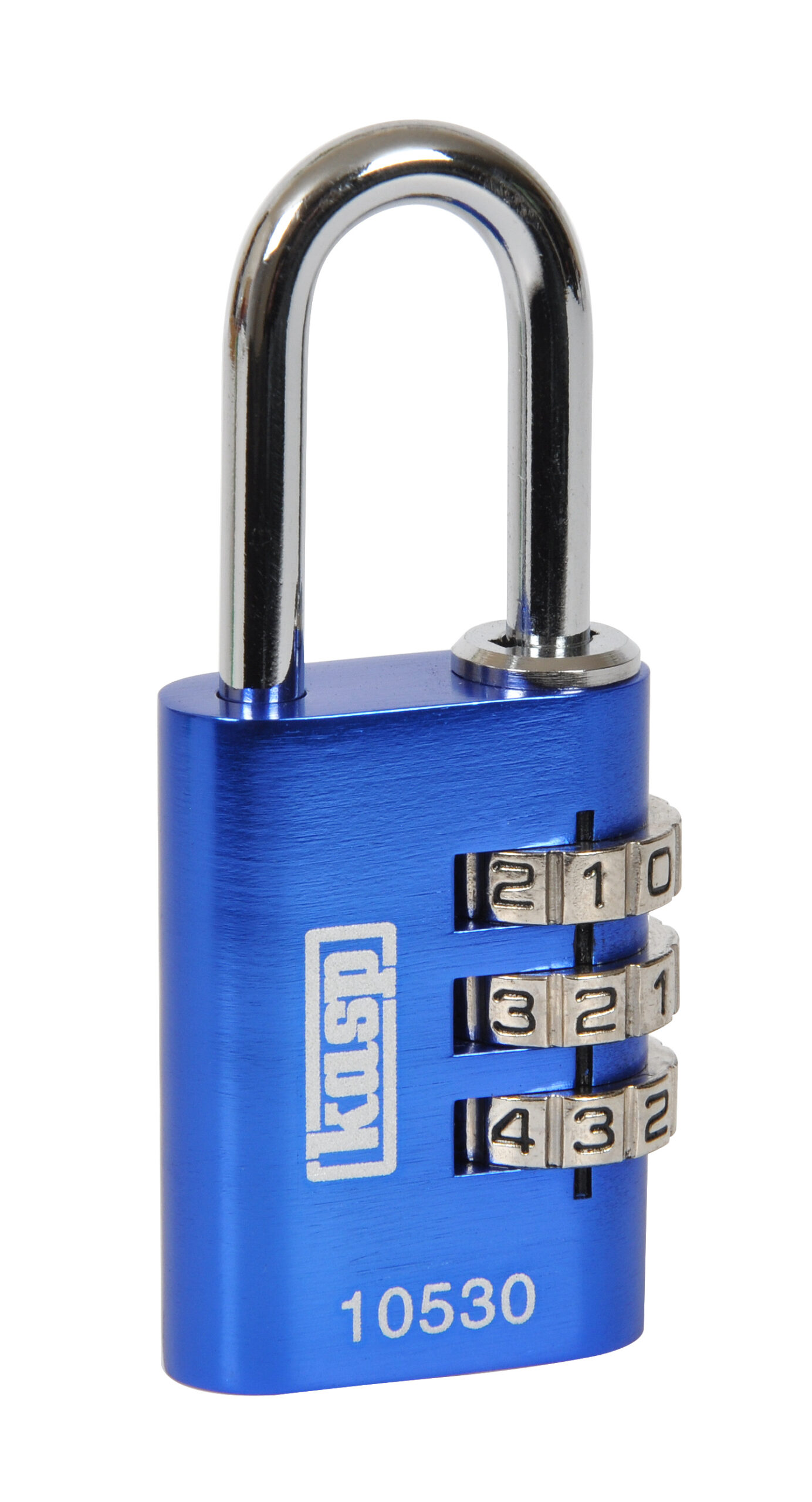 Aluminium Combination Padlock 30mm Blue – SAFTEC