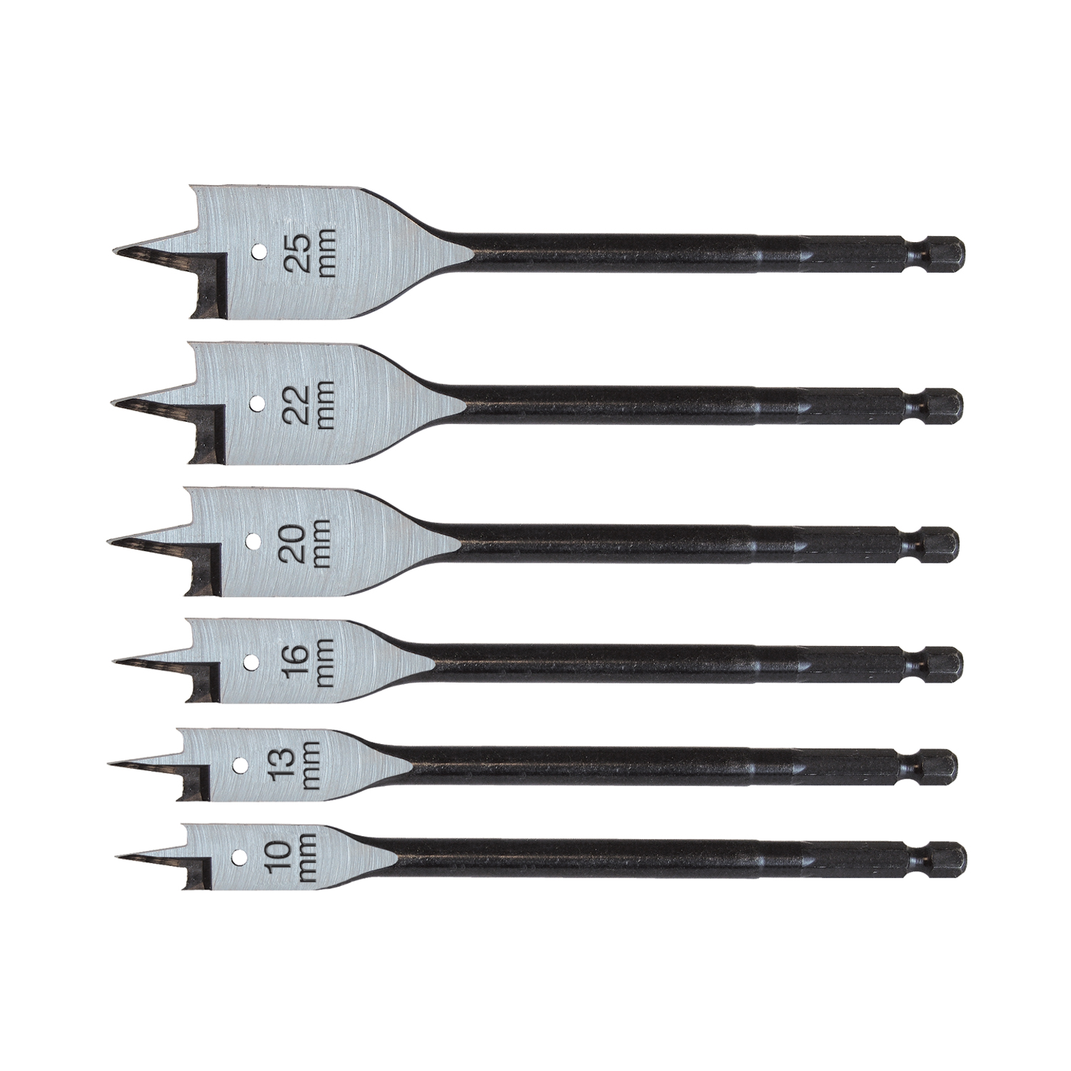 CK Flat Wood Bit Set/6 – SAFTEC